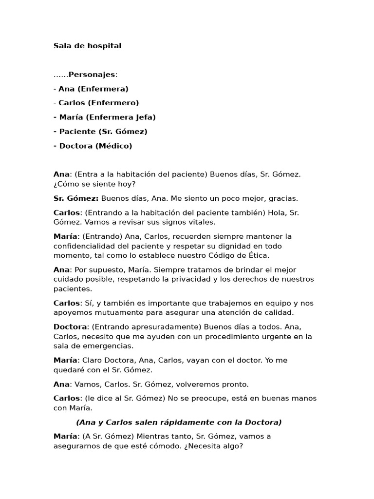 Dramatización | PDF | Salud y bienestar