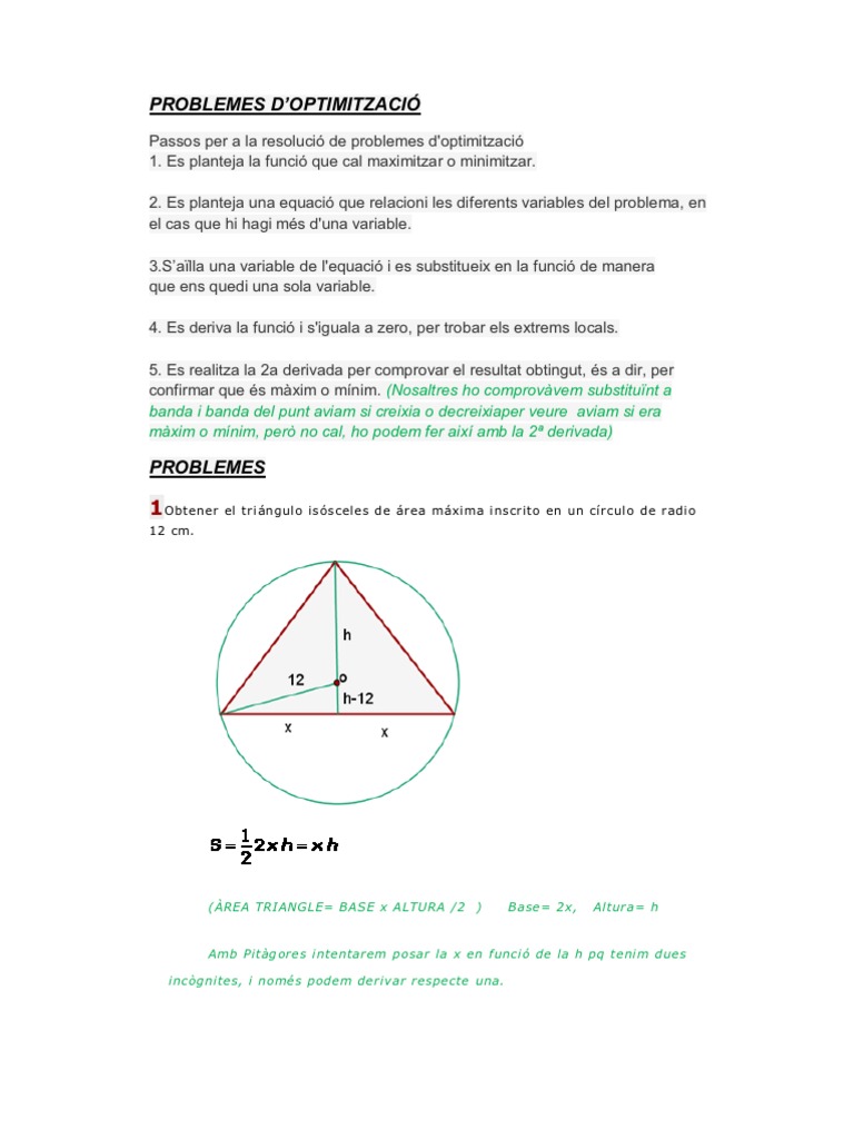 Problemes D'optimització | PDF