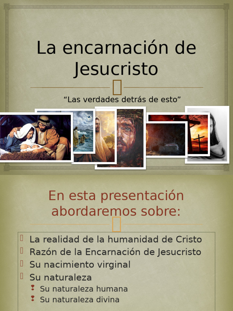 Razones de la Encarnación de Cristo | PDF | Jesús | Cristo (título)