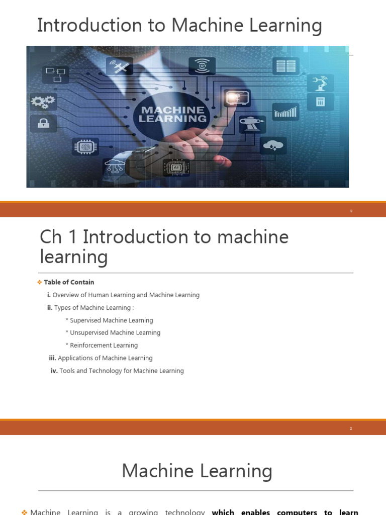 Ch-1 Machine Learning Diploma | PDF