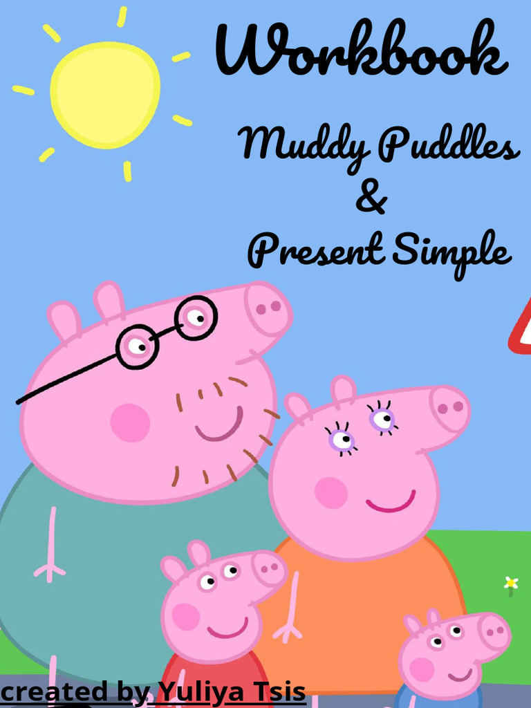 Peppa Pig: Muddy Puddles Workbook | PDF | Syntax | Grammar