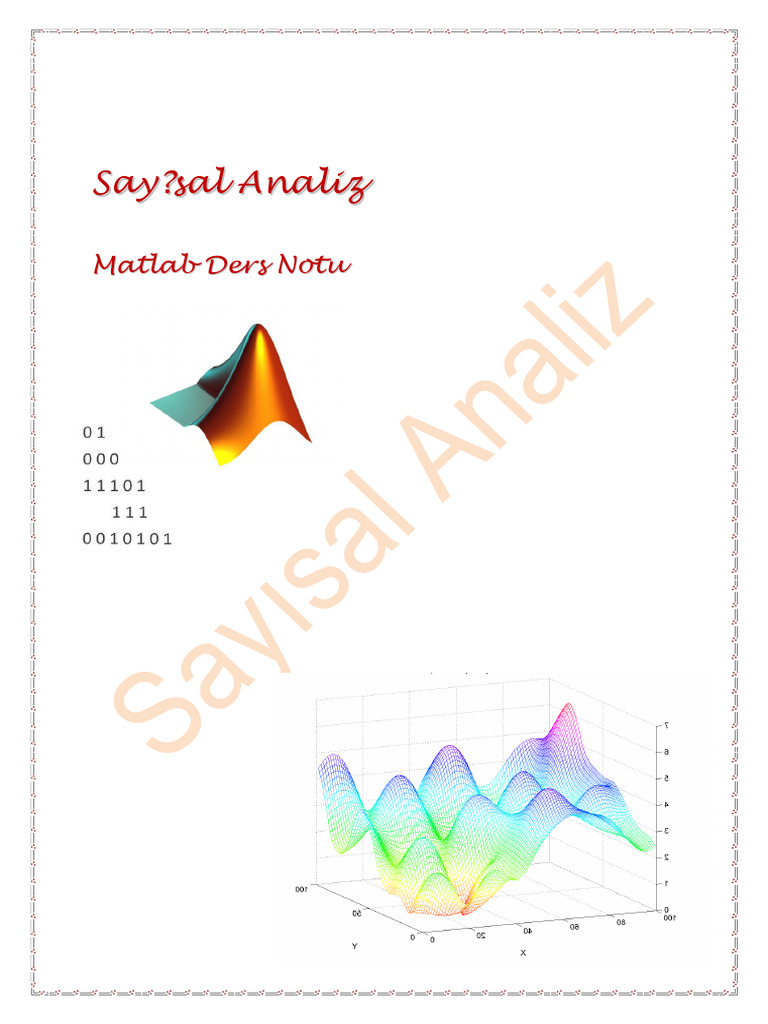 MATLAB - (Ders Notu) | PDF