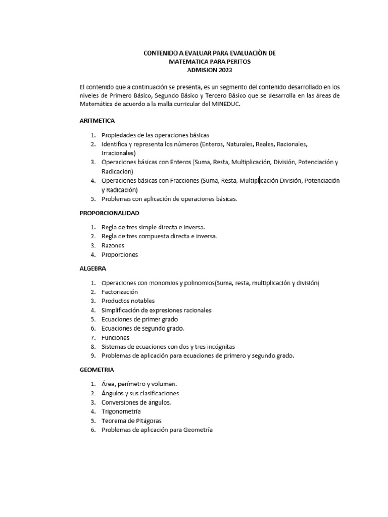 Guia de Estudios 2024 | PDF