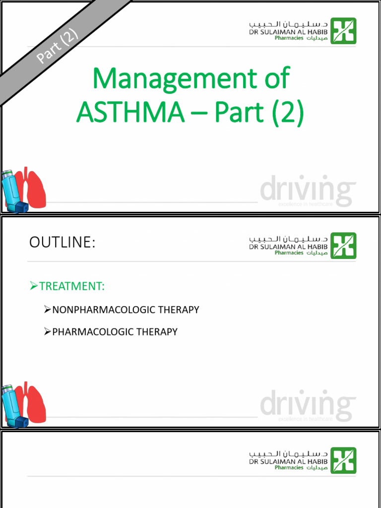 Management of Asthma Part 2 | PDF | Asthma | Drugs Management of Asthma Part 2 | PDF | Asthma | Drugs