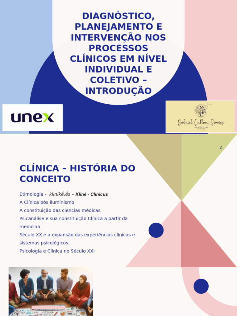 Diagnóstico, Planejamento e Intervenção de Processos Clínicos | PDF ...