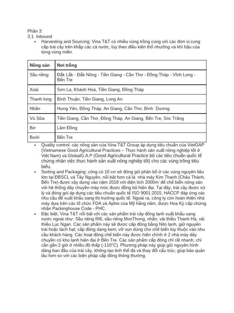 Vina T&T Inbound | PDF