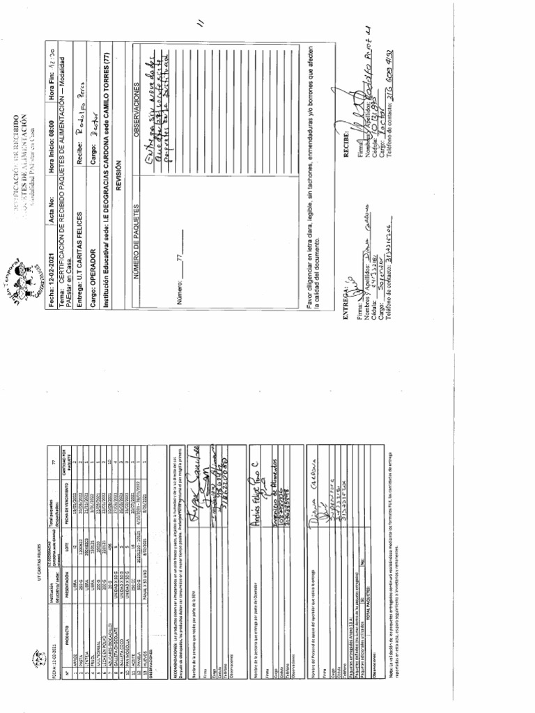Camilo Torres G2. 8 Folios | PDF
