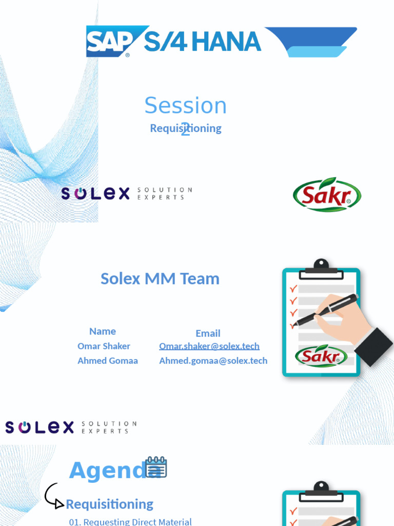 Saqr Group Session 2 Requisitioning | PDF