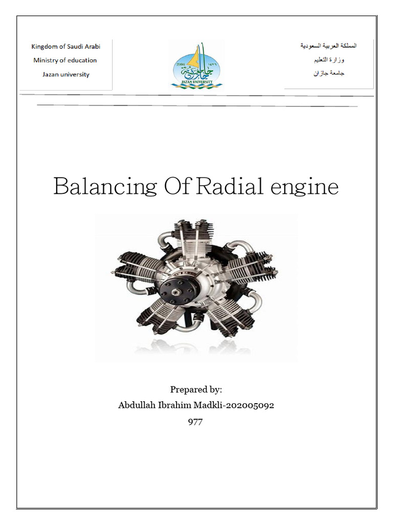 Radial Engine | PDF | Engines | Mechanical Engineering