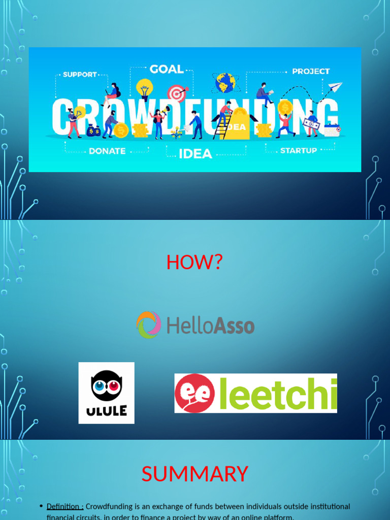 Crowd Funding | PDF | Finance & Money Management