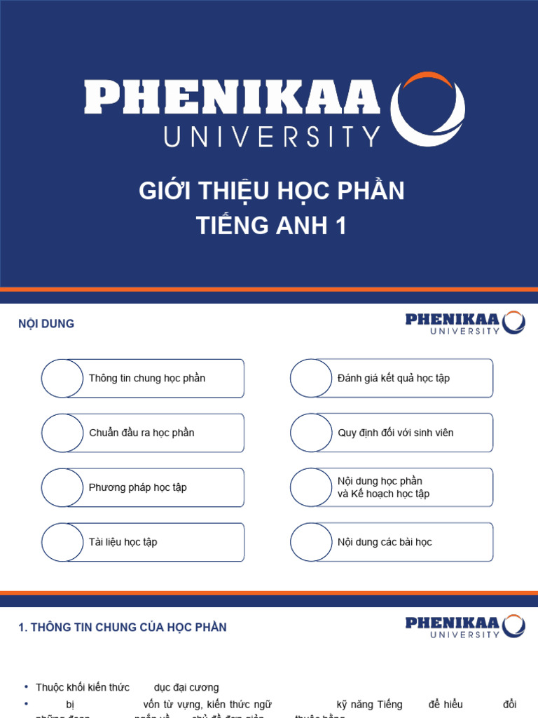 FEL703001 - Gioi Thieu Hoc Phan | PDF