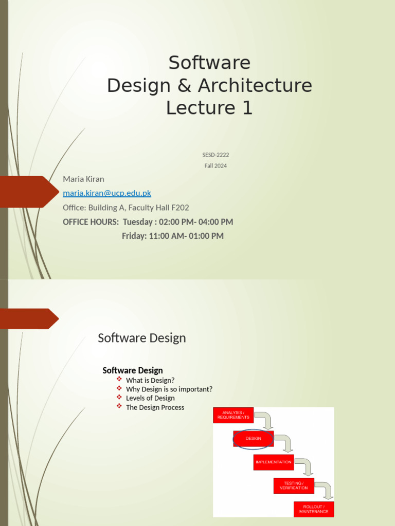 Software Design and Architecture | PDF | Software Architecture | System