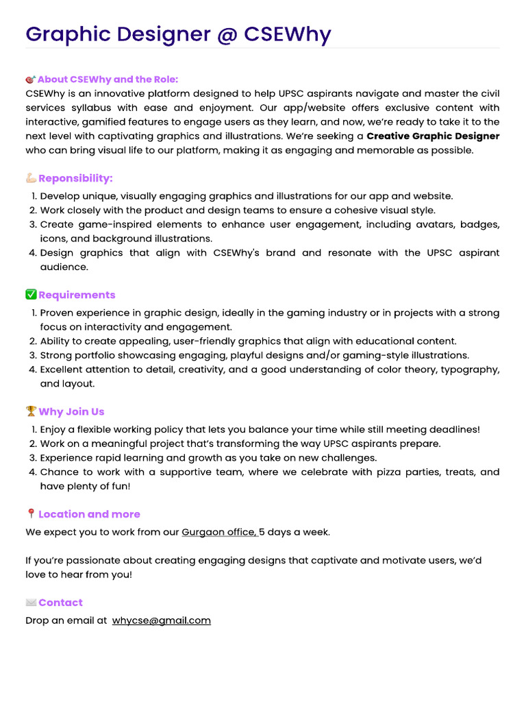 JD Graphic Designer | PDF