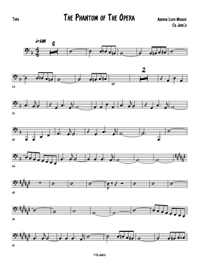 The Phantom - Tuba | PDF