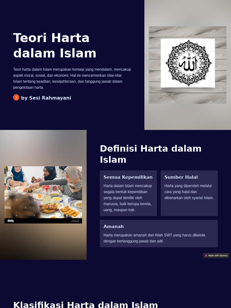 Teori Harta Dalam Islam | PDF