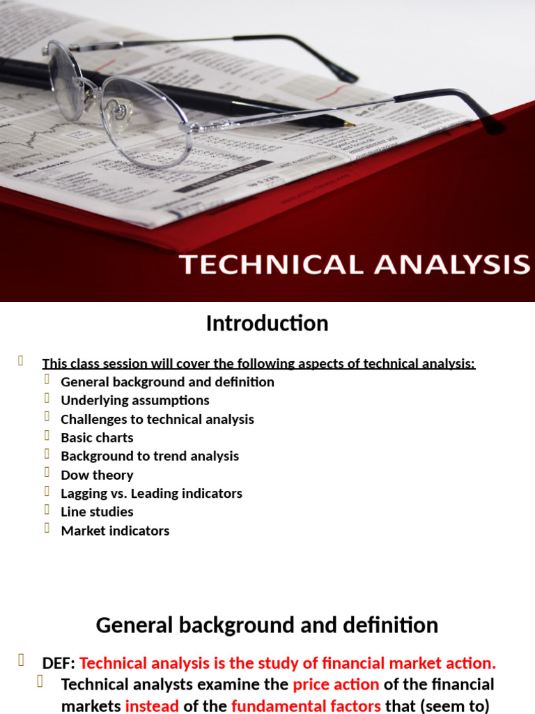 Technical Analysis | PDF | Market Trend | Technical Analysis