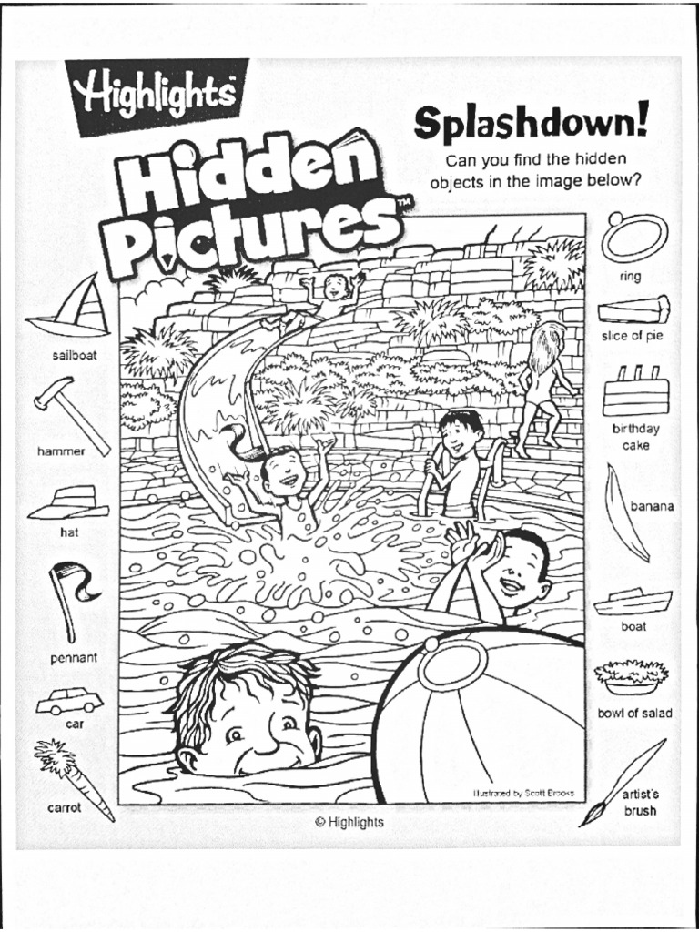 Hidden Picture Pages | PDF