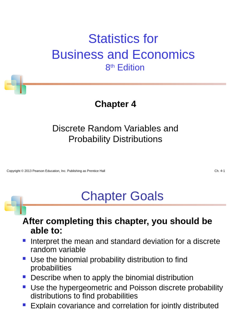 Newbold Sbe8 ch04 | PDF | Probability Distribution | Random Variable