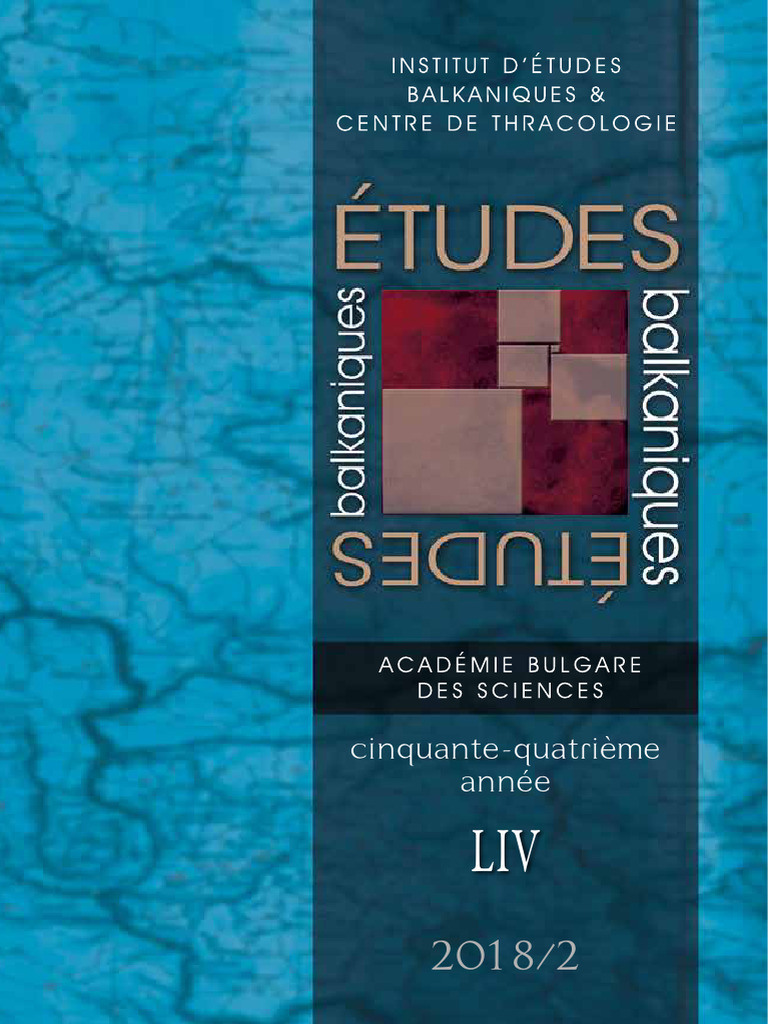Études Balkaniques 2018 Issue LIV/2 | PDF | Social Science
