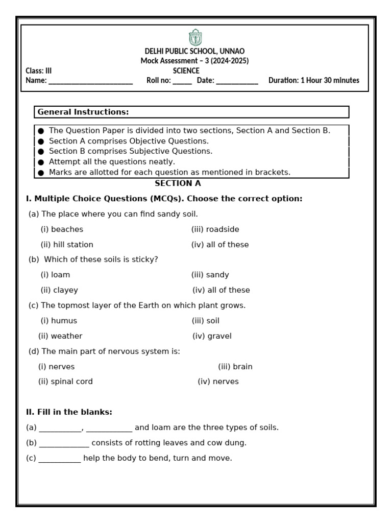 science paper (2) (2) | PDF | Nervous System | Soil