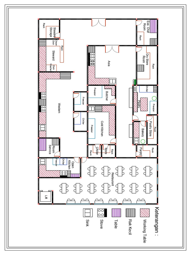 Denah Dapur | PDF | Kitchen | Restaurants