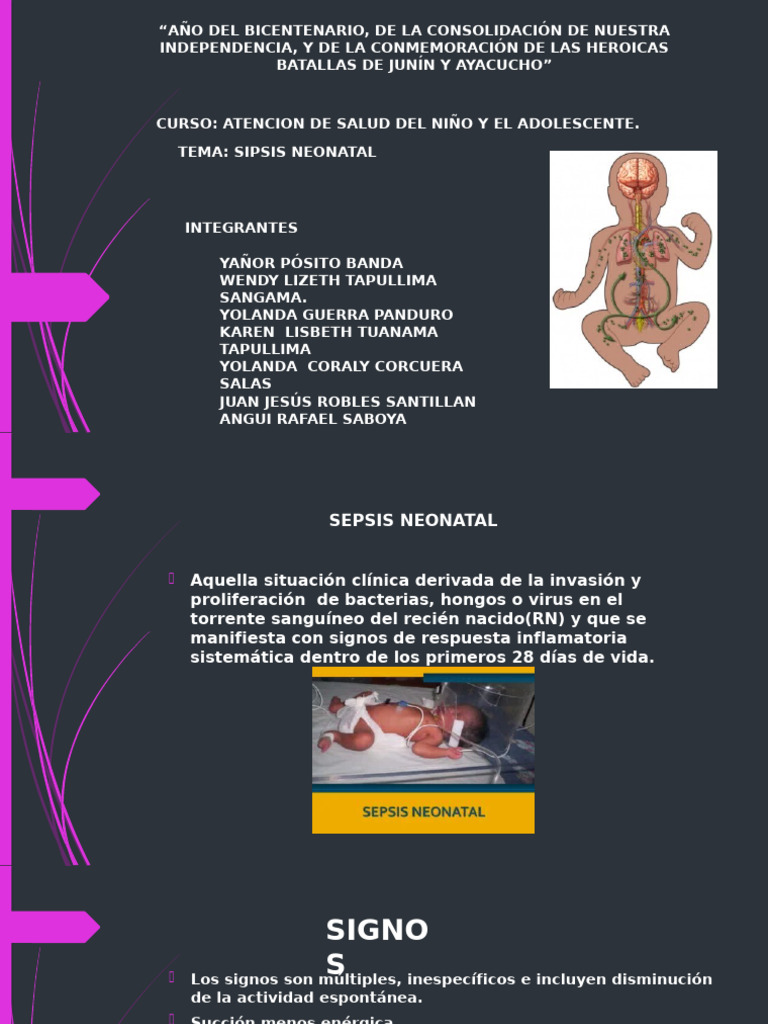 Sipsis Neonatal | PDF | Septicemia | Infantes