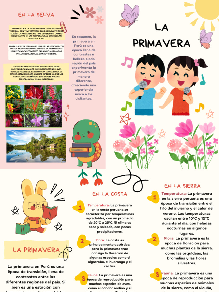 Diptico 1 | PDF | Temporada de primavera) | Selva