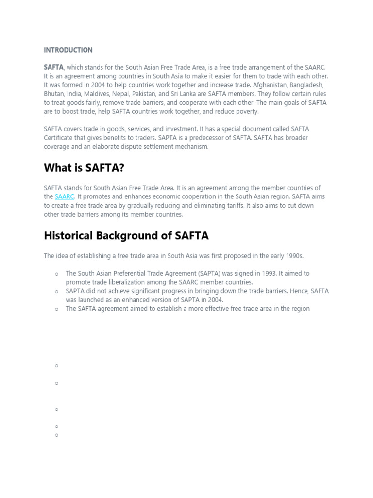 Trade Sapta and Safta Unit 4 | PDF | Economies | Trade