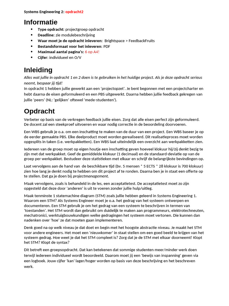 SE2 Opdracht2 | PDF