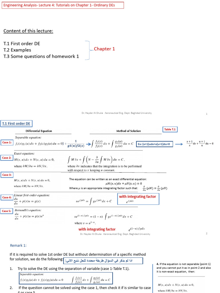 Lect 4 | PDF | Equations | Applied Mathematics