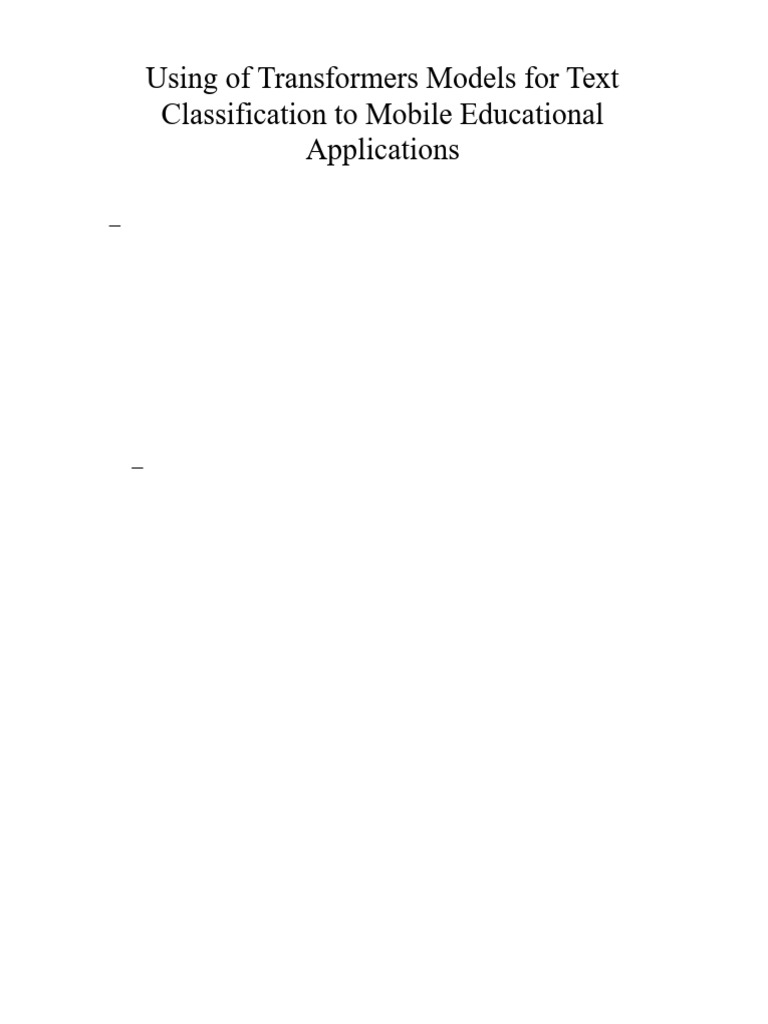 Using Transformers Models | PDF | Red neuronal artificial