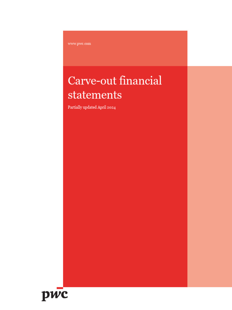 3,4 Pwccarveoutguide0424 | PDF | Financial Statement | Mergers And ...