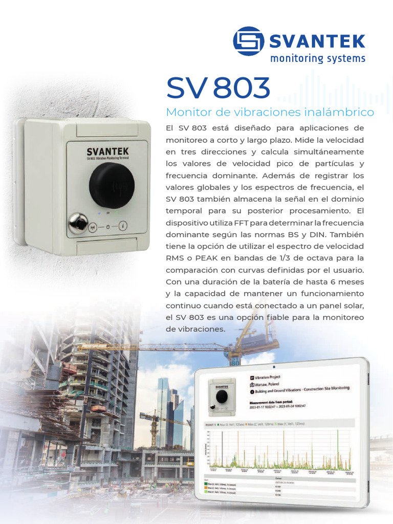 Monitor de Vibraciones SV 803 | PDF | Aplicación movil | Software de la ...