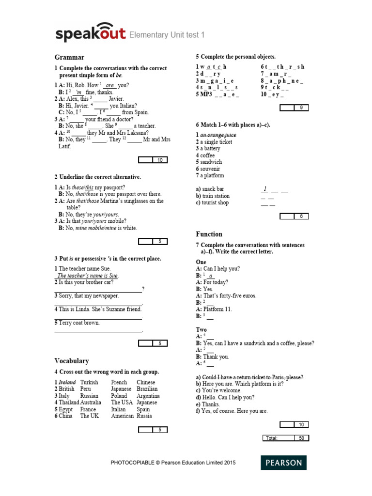 Unit Test 1 | PDF | Linguistics | Human Communication