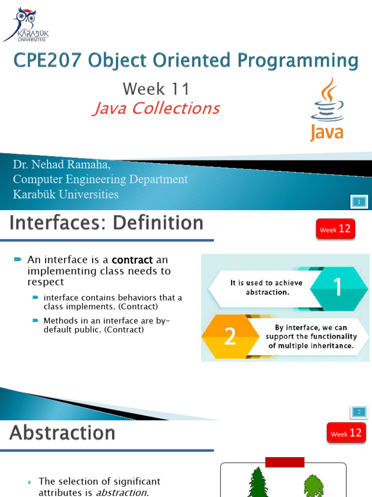 CPE207 Object Oriented Programming (Week 11) | PDF | Class (Computer Programming) | Computer ...