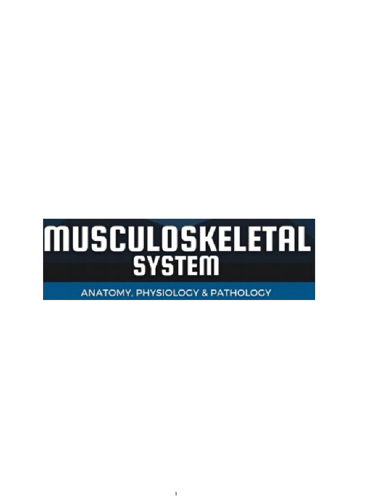 Musculoskeletal System | PDF | Technology & Engineering