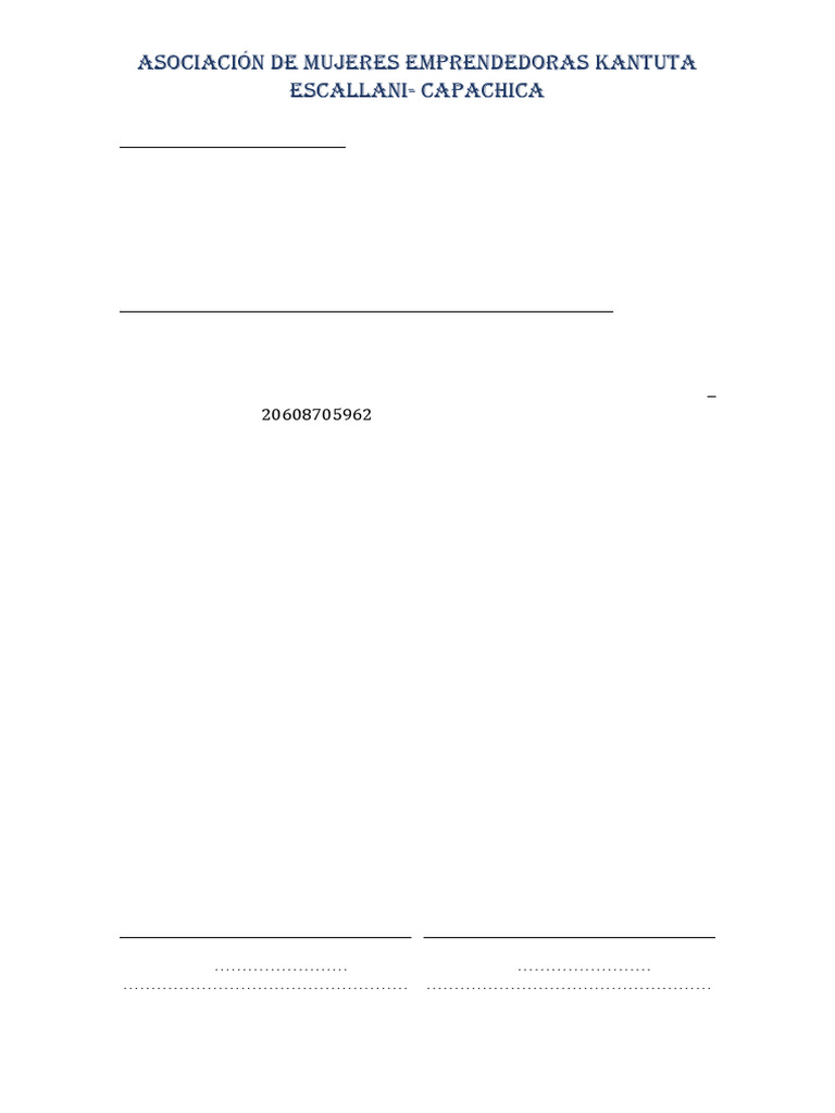 Modelo Solicitud Kantuta | PDF | Negocios