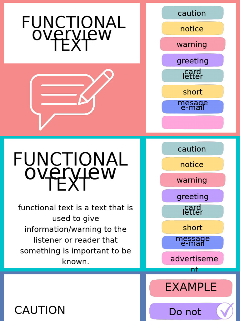 Understanding Functional Text Types | PDF