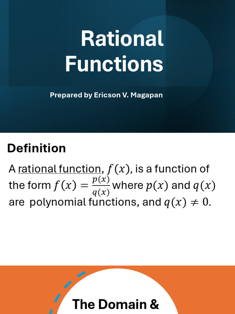 Rational Functions | PDF | Asymptote | Function (Mathematics)