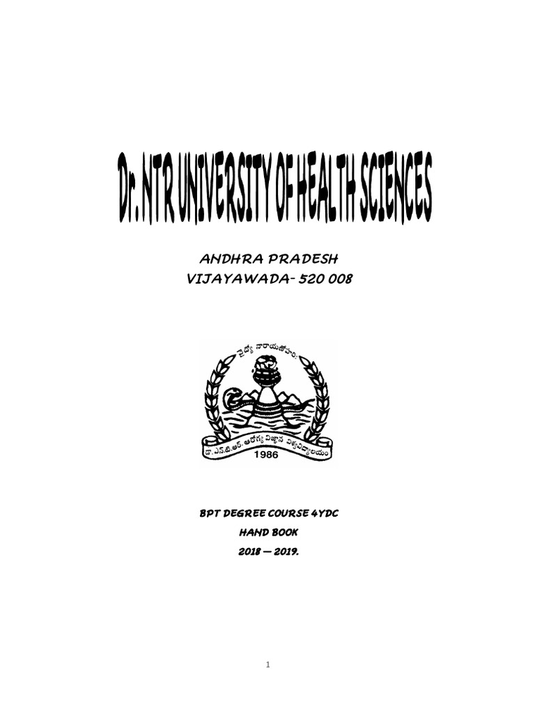 Revised BPT Syllabus | PDF