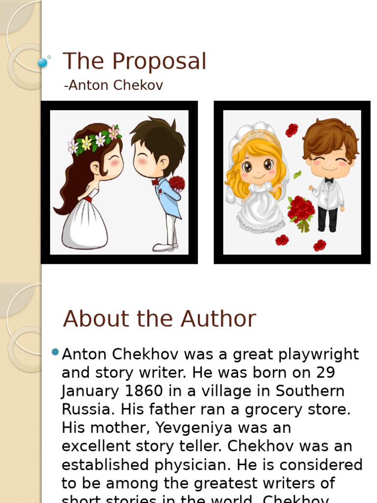The Proposal | PDF | Marriage | Anton Chekhov