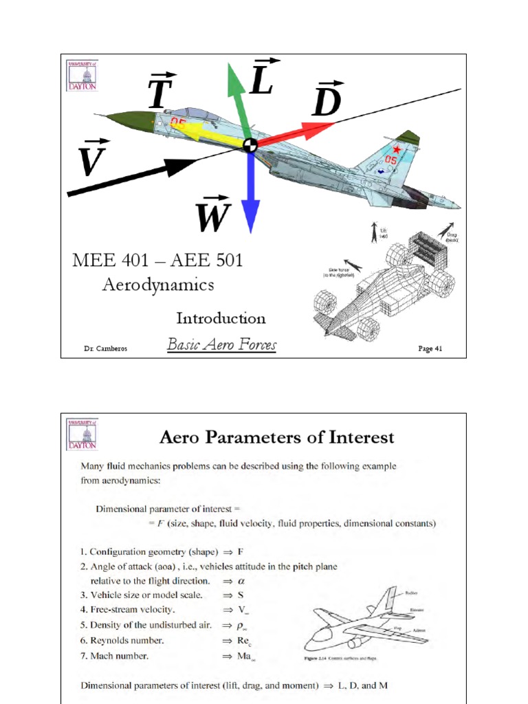 Lesson 02 Aerodynamic Forces | PDF | Aerodynamics | Lift (Force)