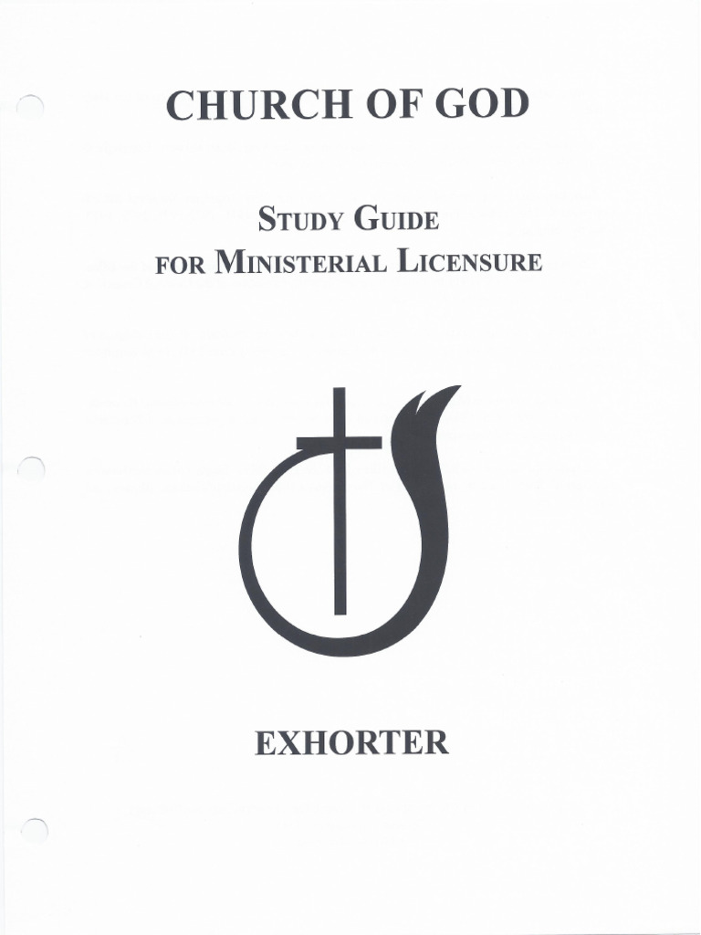 Exhorter Study 1 | PDF