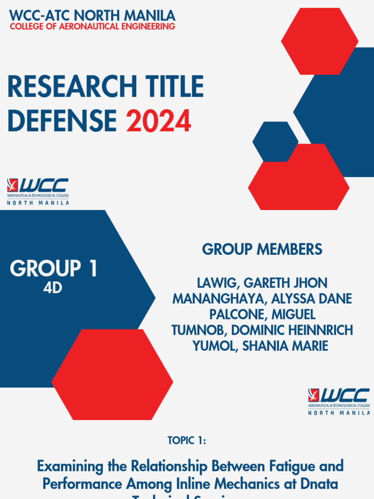 Title Defense Final | PDF | Human Factors And Ergonomics | Safety