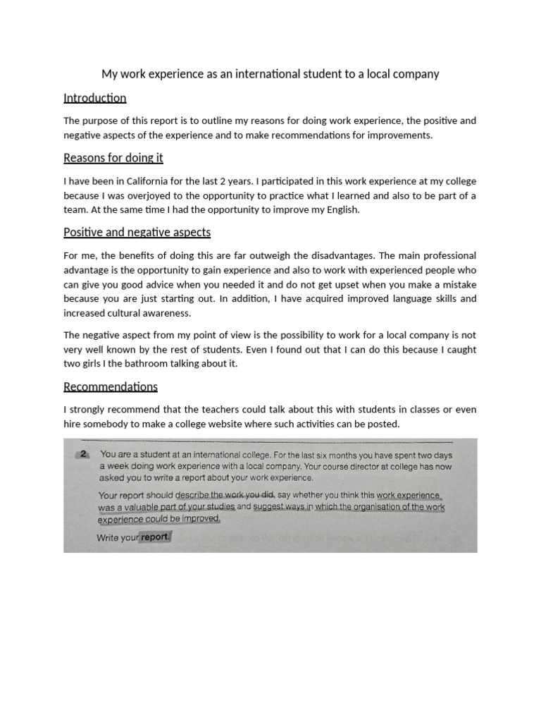 C1_advanced 4. test 1-part 2-report | PDF