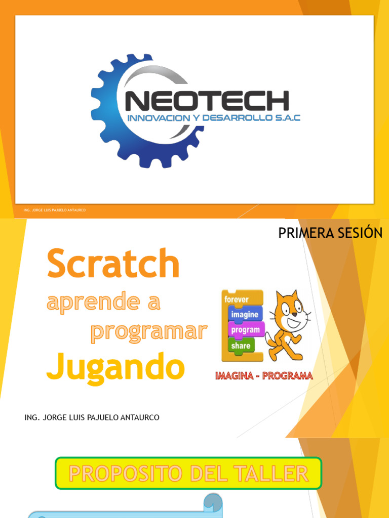 Primera Sesión-Scratch | PDF | Scratch (lenguaje de programación ...