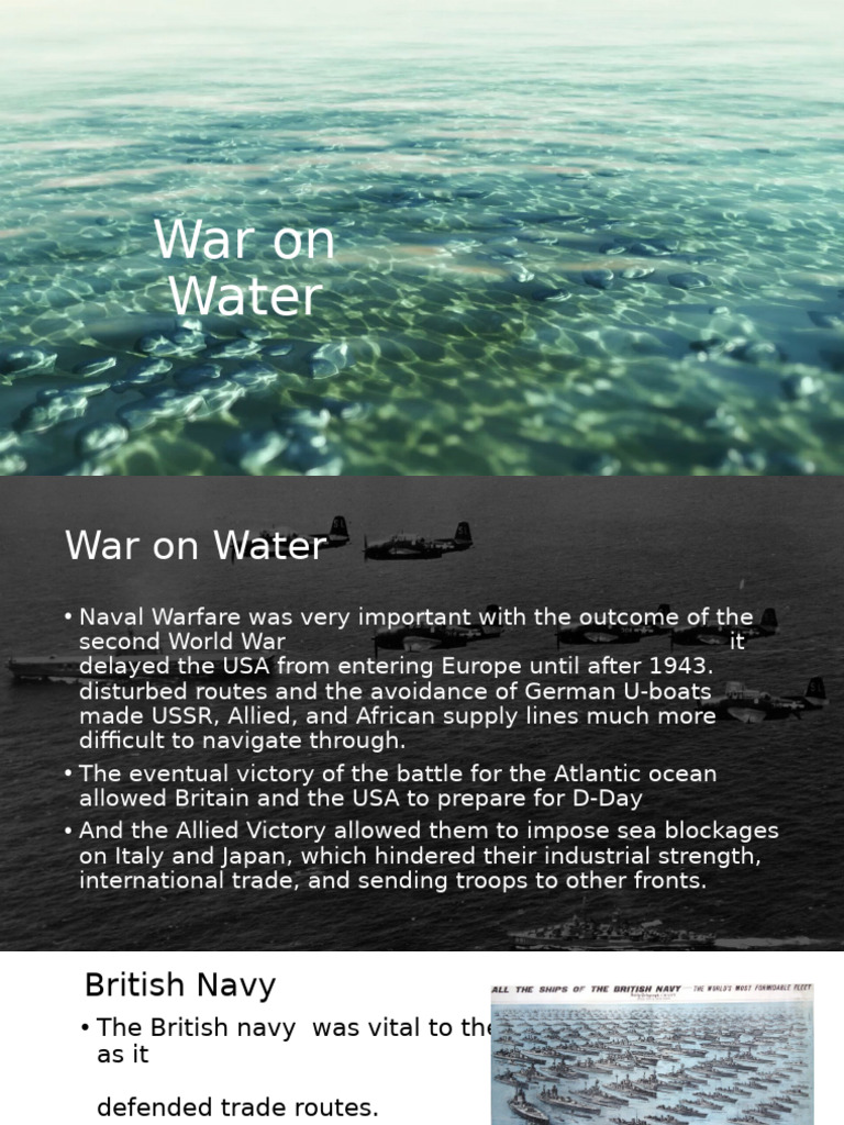 War On Water | PDF | U Boats | Kriegsmarine