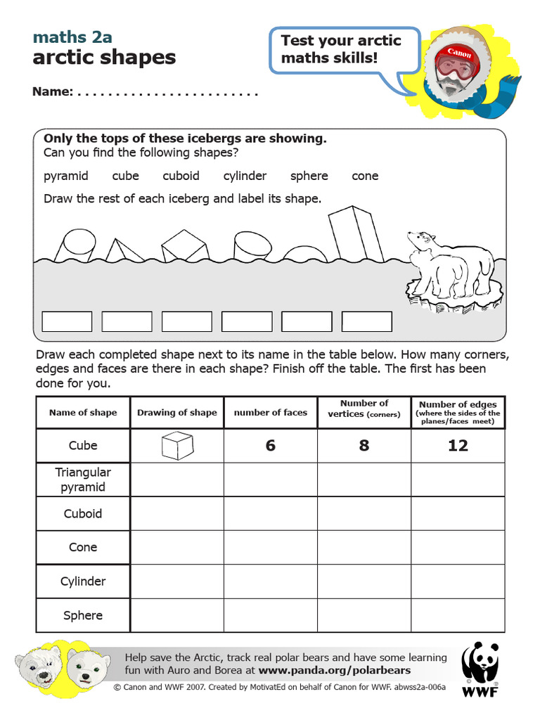 WWF Ws Maths2 | PDF | Shape | Geometric Objects