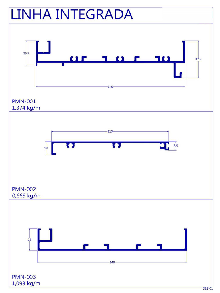 22 - S22-01a12 - Linha Integrada | PDF