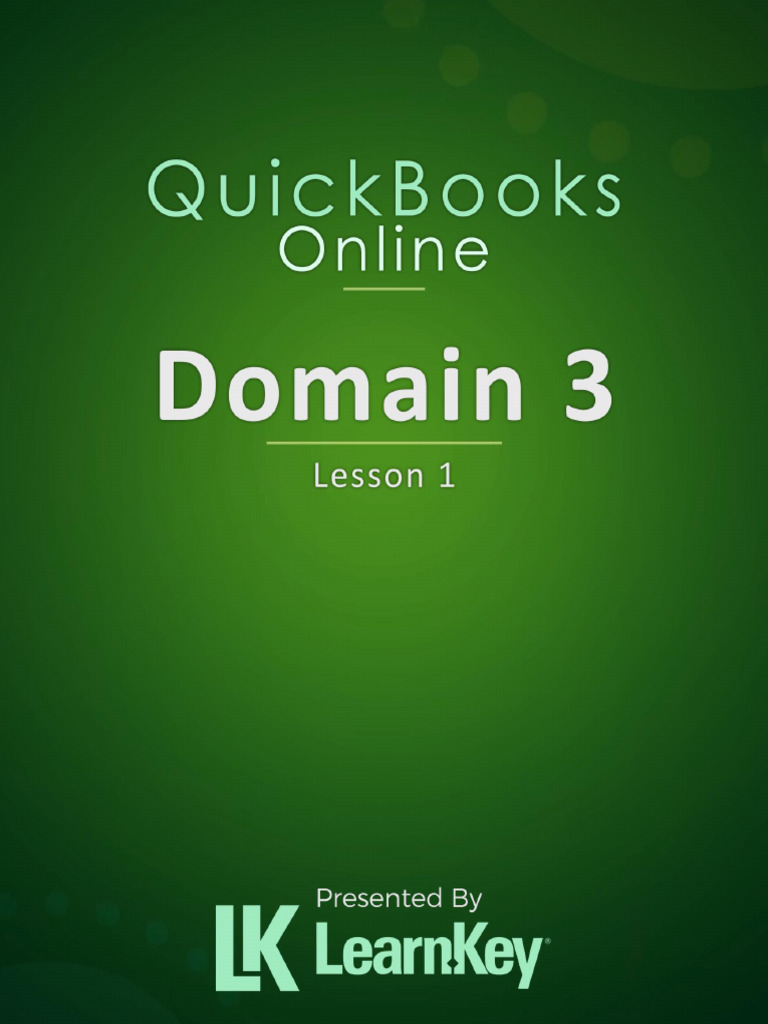 Kami Export - Jaleel Bowen - QuickBooks - Online - (2022) - D3 - L1 - Projects | PDF | Payments ...